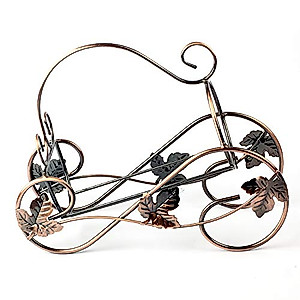 Muellery Decorative Wine Bottle Holder Single Bottle Tabletop Countertop Centerpiece Décor Carriage Design TPKZ37724