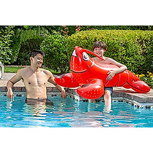 Poolmaster Swimming Pool Float Lobster Rider Red