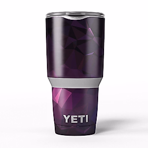 Design Skinz Pink Geometric V10 - Skin Decal Vinyl Wrap Kit Compatible with The Yeti Rambler Cooler Tumbler Cups