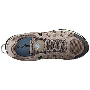 Columbia Women's WOMEN'S REDMOND WATERPROOF Boot, pebble, sky blue, 10.5 Regular US