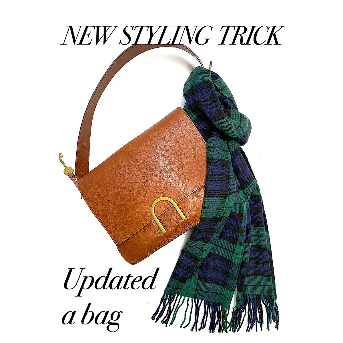 CALVIN & OLIVIA Cashmere Feel Scarf Soft Winter Soft Tartan Plaid Fashion Scottish Check Multi-Color Gift for Men Women Amazon Forest Green