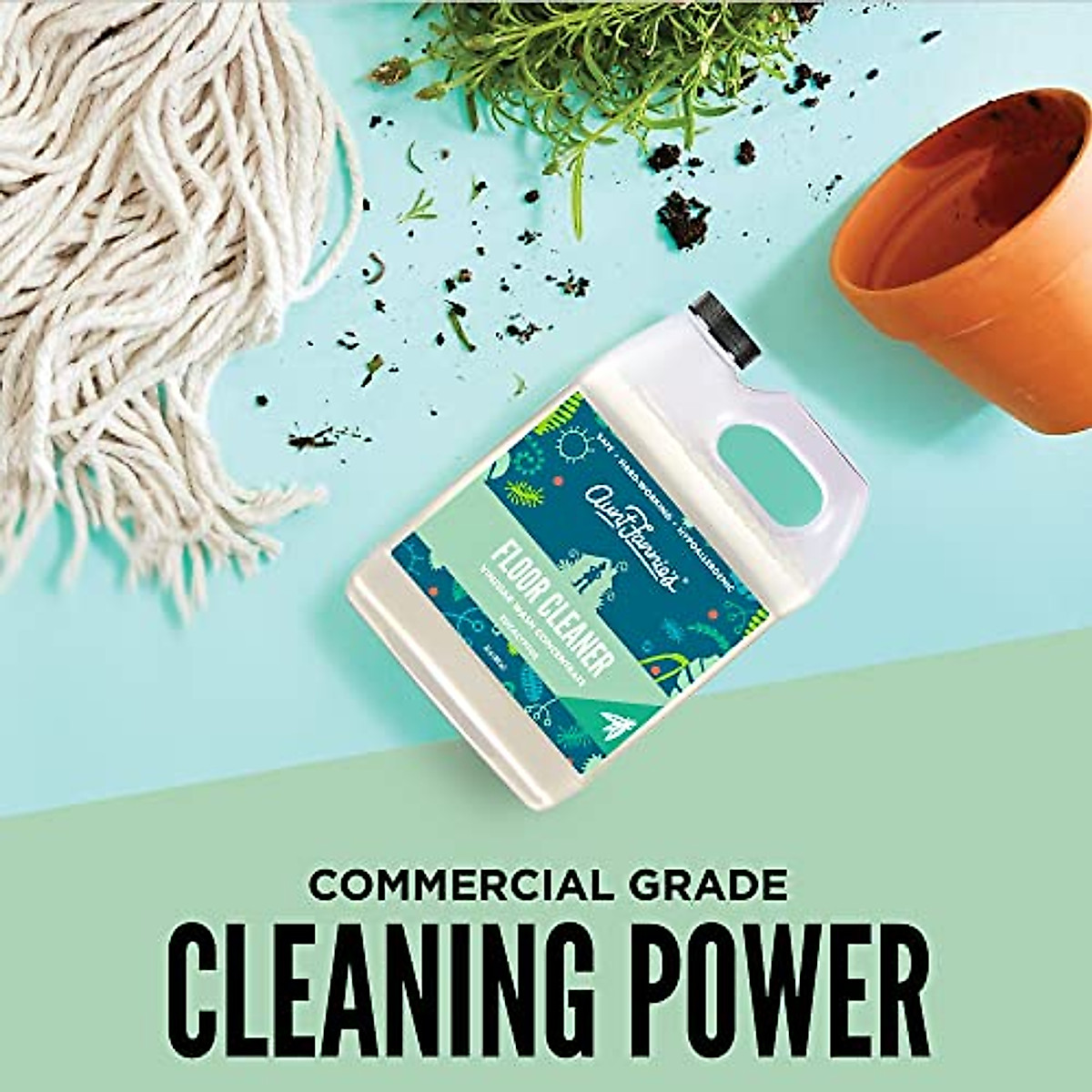 Aunt Fannie's Bundle: Floor Cleaner Vinegar Wash (Eucalyptus) + Hardwood Floor Cleaner (Lemon)