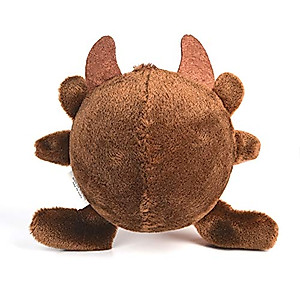 LOONEY TUNES for Pets Brown Tasmanian Devil Taz Ball Body Plush Dog Toy for All Dogs | Squeak Toy for Dogs | Cartoon Character Soft Plush Stuffed Dog Toy