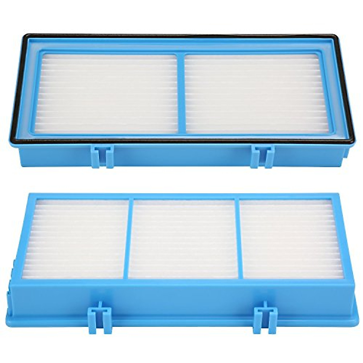 Nispira True HEPA Air Filter Replacement Carbon Compatible with Holmes AER1 HAPF30AT Air Purifier - 1.2” x 10” x 4.6” (4 HEPA Filters + 4 Carbon Filters)