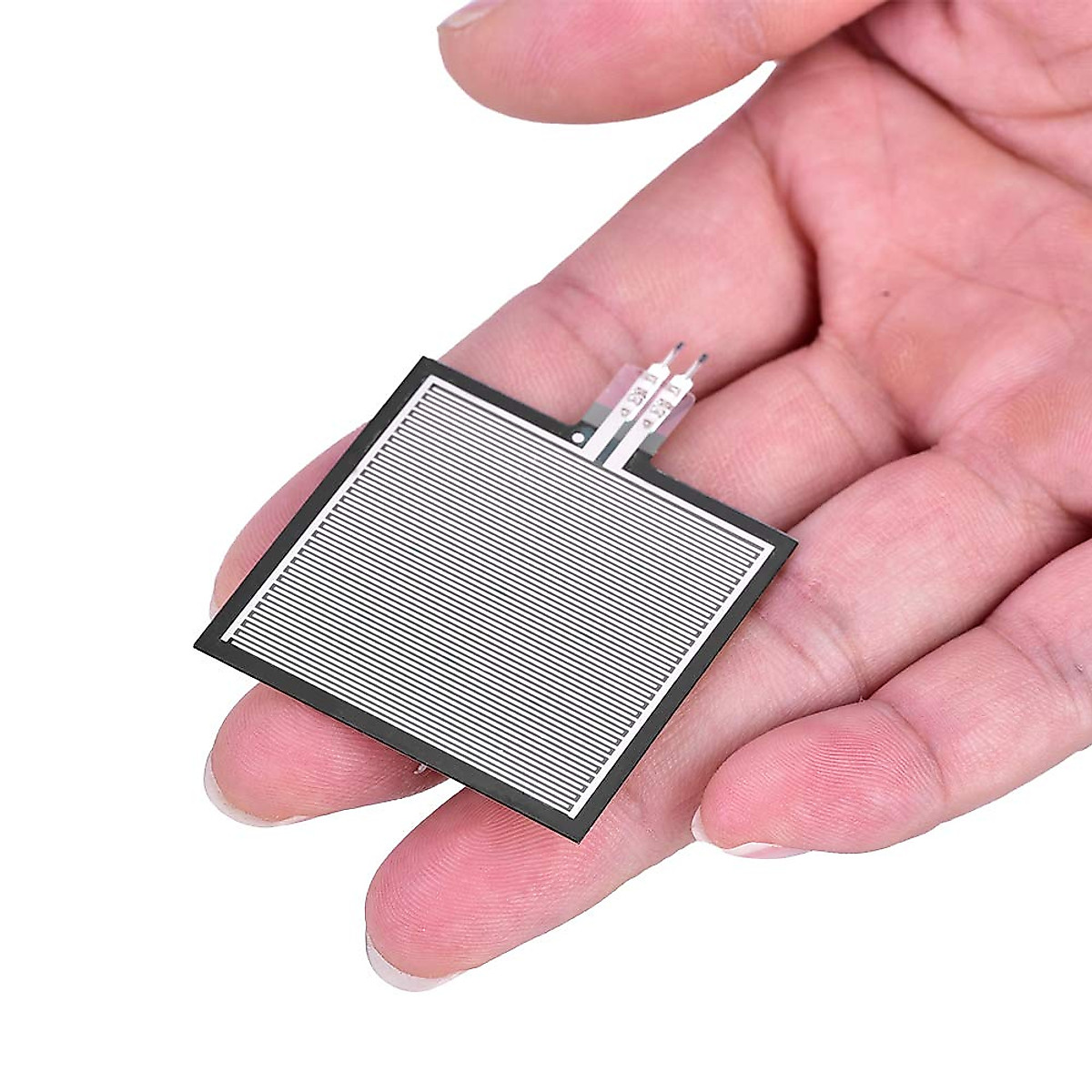 Zetiling Thin Film Pressure Sensor, Pressure Sensor Pad, Force Sensing Resistor Square RP-S40-ST High Accuracy Force Sensor for Intelligent High-end Seat
