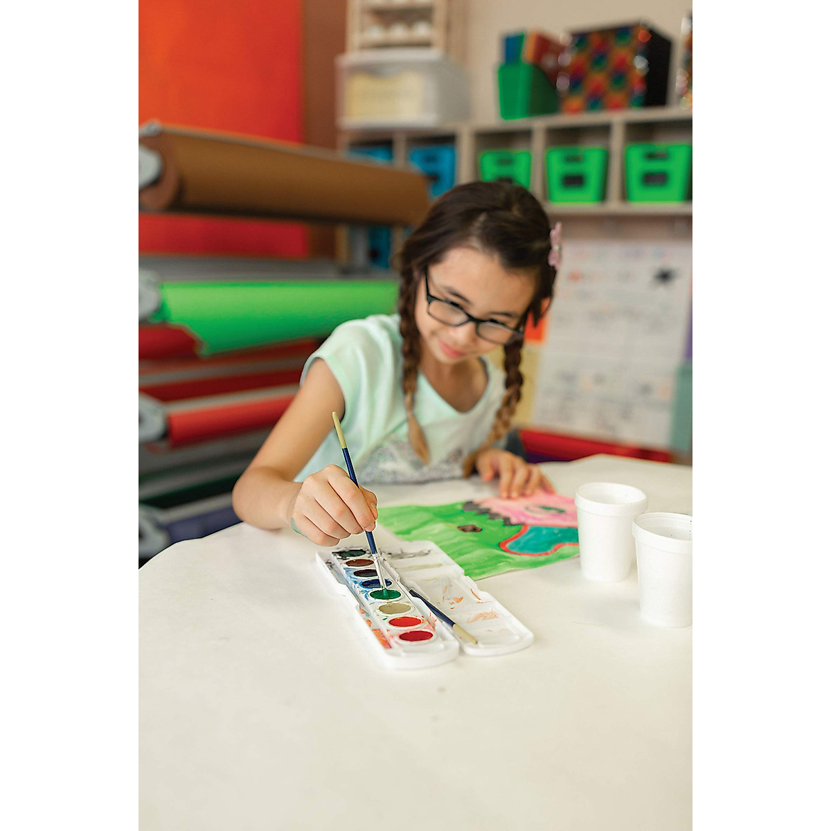 UCreate Watercolor Paper, White, Bulk, 90lb., 9" x 12", 250 Sheets