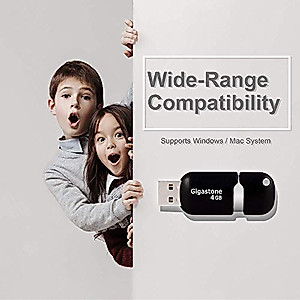 Gigastone V10 4GB USB2.0 Flash Drive 4G Flash Drive Thumb Drive Memory Stick Pen Drive Capless Retractable Design