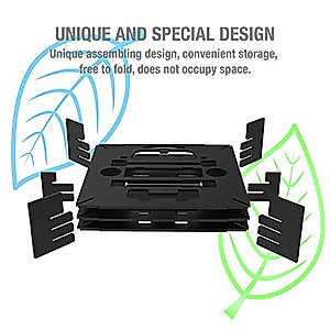 Buyfunny01 Switch Storage Box Magic Stick DIY Assembly Storage Case Host Protection Professional for Switch,49.5x35x5cm,White