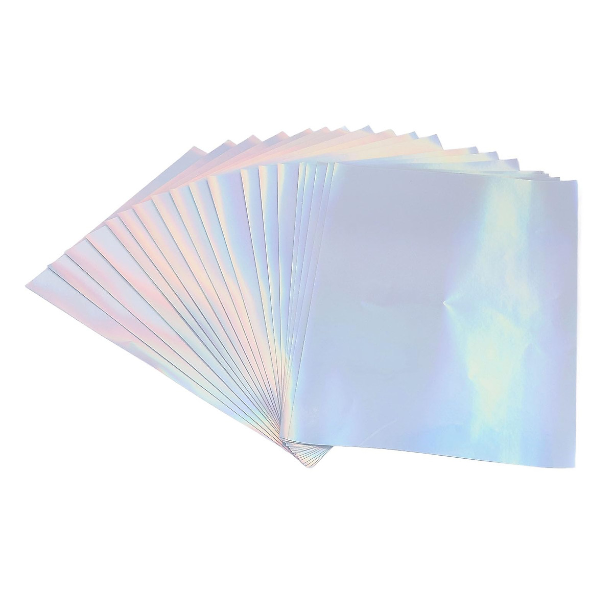 Printable Holographic Sticker Paper A4 Printing 20 Sheets Ink for Laser Printing Paper Stickers Self Adhesive Quick Drying Scratch Resistant 11.7X8.3In Inkjet Printer Paper