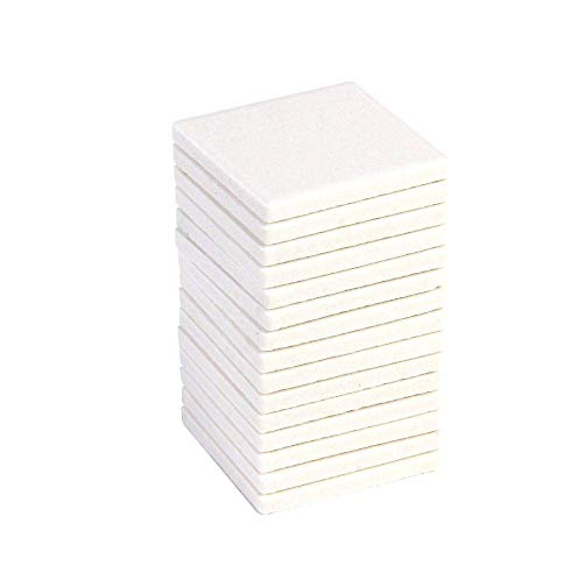 hand2mind White Streak Plates, Geology Tools, Streak Plates for Minerals, Mineral Test Kit, Rock Test, Hardness Test Kit, Science School Lab Supplies & Consumables, Scratch Plates (Pack of 10)