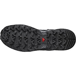 Salomon Men's X Ultra Pioneer Climasalomon Waterproof Climbing Shoe, Black/Magnet/Monument, 12