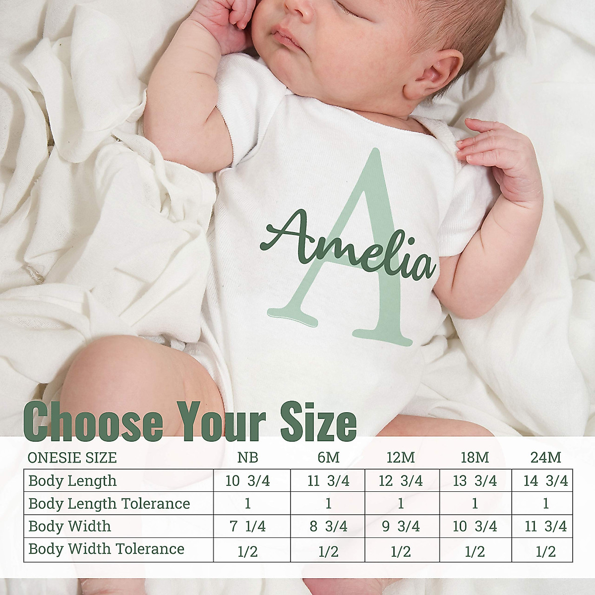 Zexpa Apparel Personalized Bodysuit for Home Coming Customized Newborn Outfit With Beanie - NB