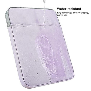 9-11 inch Sleeve Case for Fire Max 11 Tablet/Amazon Kindle Fire HD 10 & 10 Plus Tablet 10.1", iPad Pro 11/iPad 10.2 10.9/iPad Air 5 4th, Galaxy Tab A8/A7/S8/S7, iPad Organizer Carrying Bag -Purple