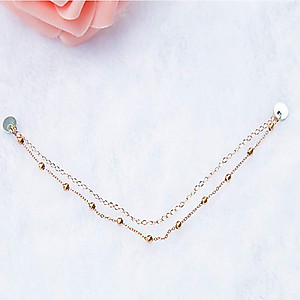 Kalimba Trill Chain Tremolo Kalimba Piano Chain Sand Music Instrument Chain for Finger Piano Thumb Piano Golden