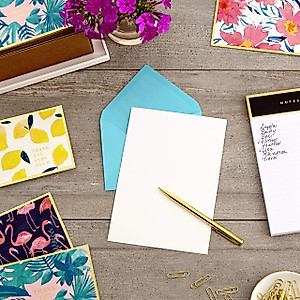 Hallmark Boxed Thank You and Blank Cards Assortment (Four Assorted Tropical Designs, 40 Note Cards and Envelopes)