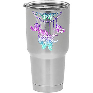 Epic Designs Cups drinkware tumbler sticker - Dream catcher colorful love - cute love dream sticker decal