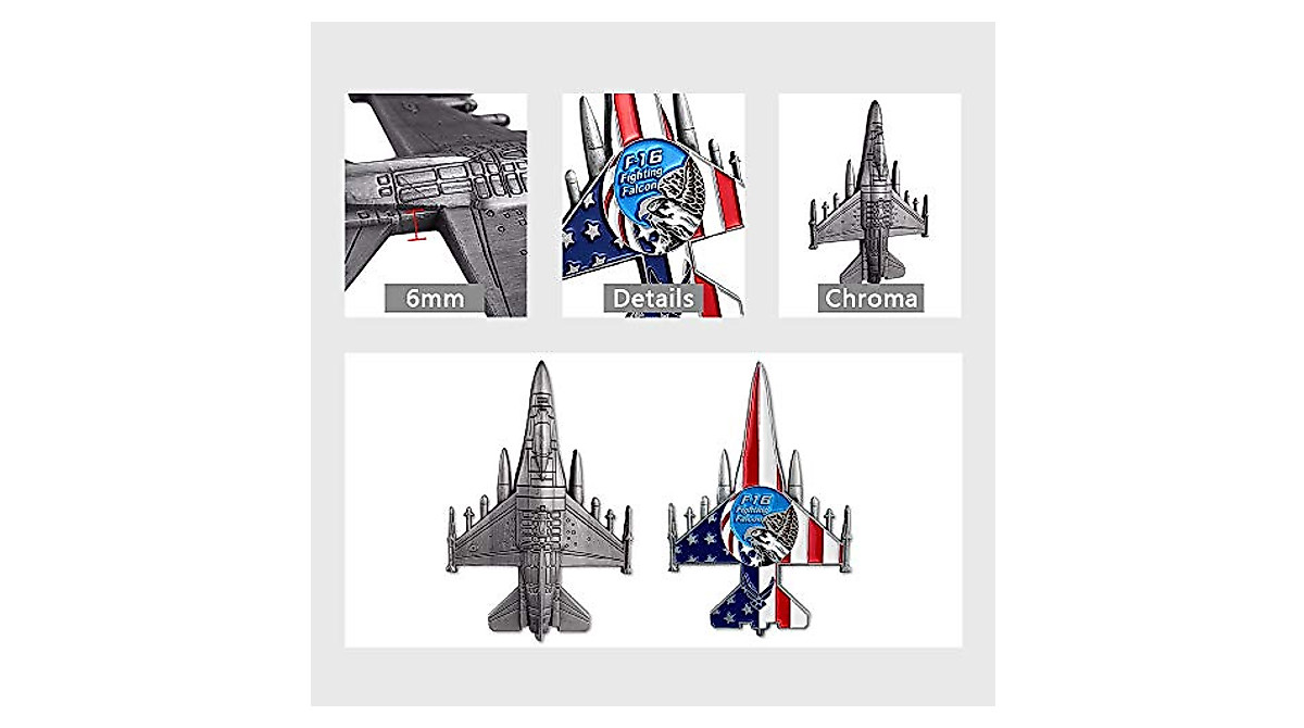 F-16 Fighting Falcon Challenge Coin - Air Force Collectible