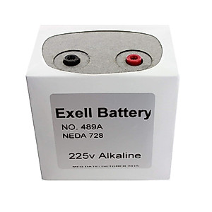 Exell Battery 489A Replacement For Eveready 489 EB-489 ER489 EVR-489 PF489