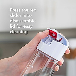 Whiskware Salad Dressing Shaker with BlenderBall Wire Whisk, 2.5 cups, Tritan Plastic