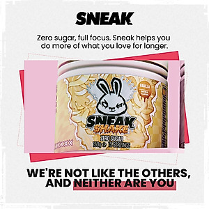 SNEAK | Vanilla Shake | Energy Drink for Milk or Milk Alternatives | Zero Sugar, No Artificial Flavours, Natural Energy | 15 Servings
