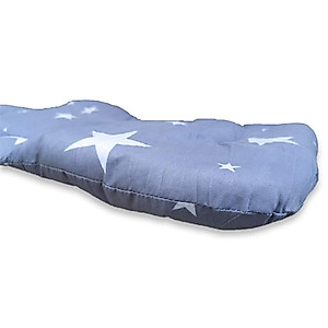 twoworld High Chair Cushion, 1Pack Large Thickening Baby High Chair Seat Cushions Liner Mat Pad Cover Breathable (Blue Star)