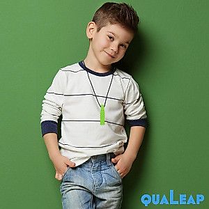 Sensory Chew Necklace (3 Pack) - Sensory Oral Motor Aids Teether Toys for Autism, ADHD, Baby Nursing or Special Needs- Reduces Chewing Biting Fidgeting for Kids Adult Chewers