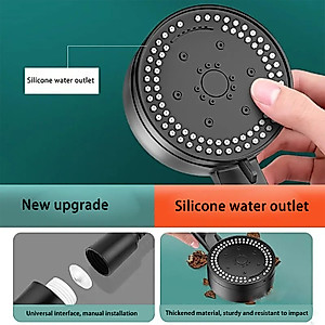 High Pressure 8-Mode Handheld Shower Head, Easy to Install, Multifunctional Shower, Easy to Install, Handheld Showerhead, High Pressure Shower Head for Home, Gym Lightning Deals of Today