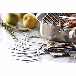 All-Clad Cook & Serve Stainless Steel Solid Spoon, 10 inch, Silver