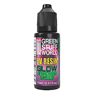 Green Stuff World for Models and Miniatures UV Curing Resin - Glow in The Dark (Green)