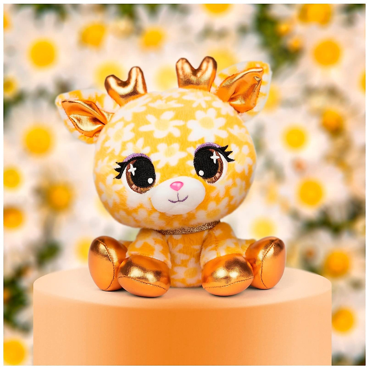 GUND P.Lushes Designer Fashion Pets Quinn O’Bearci Teddy Bear Premium Stuffed Animal, Pink/Purple, 6”