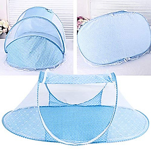 Crib Netting,Baby Bedding Portable Baby Mosquito Net ,Insect Screen, Ultralight, Folding Design for Dining Tables for Children Summer Supplies, Mosquito Net Crib Netting Kid Folding Baby Bedding