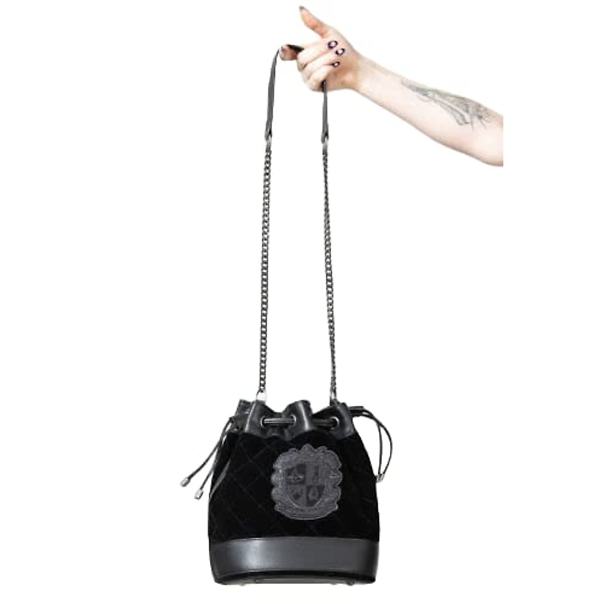 Killstar Ghost Club Handbag Drawstring Dark Academia Goth Punk Grunge