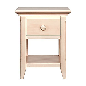 Baby Cache Overland 1 Drawer Nightstand, Sandstone Brown