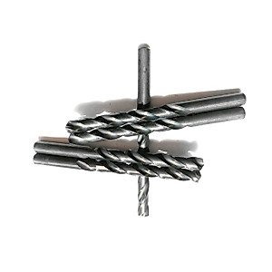 5PCS 1/2" Black Oxide Twist Drill Bits
