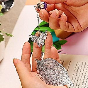 Toirxarn Handcrafted Metal Leaf Bookmark - Personalized Gift for Book Lovers, Teachers, and Women's Birthdays