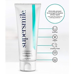 Supersmile Professional Teeth Whitening Toothpaste, Original Mint, 8 oz