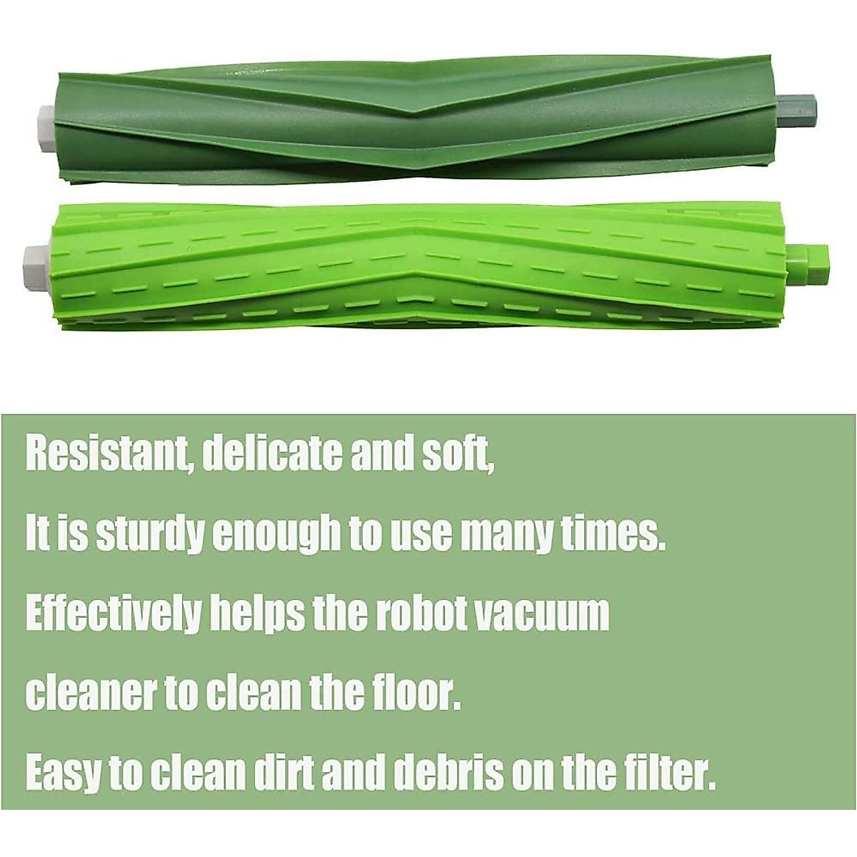 MIXEAL Replacement Parts Kit Compatible for iRobot Roomba i7 i7+ i3 i3+ i4 i4+ i5 i5+ i6 i6+ i8 i8+ j7 j7+/Plus j8 j8+ E5 E6 E7 Robot Vacuum,2 Multi-Surface Brushes &6 HEPA Filters &10 Side Brushes