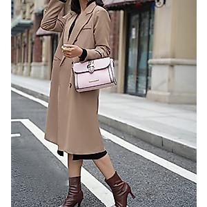 MKF Collection Satchel Bag for Women, Vegan leather Shoulder bag top handle Crossbody handbag Purse