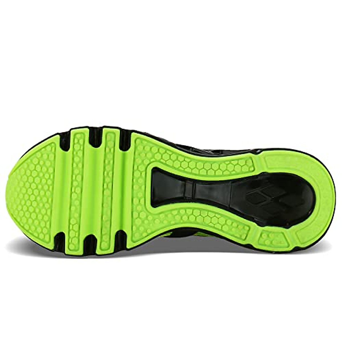 COKAFIL Mens Running Shoes Athletic Walking Blade Tennis Shoes Fashion Sneakers,Green,7.5