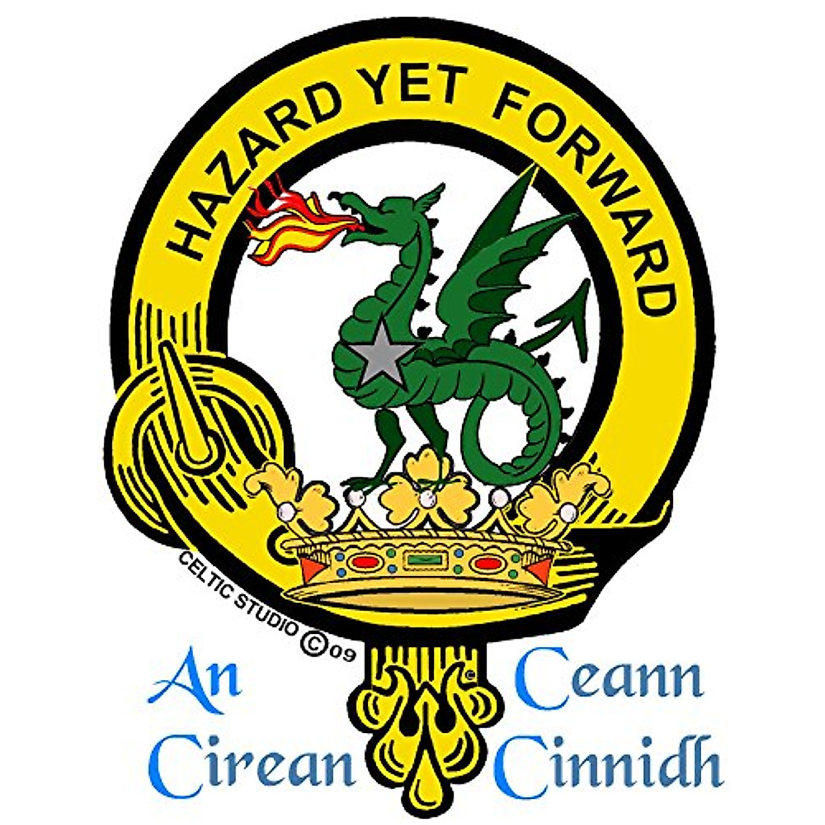 Seton Clan Crest Scottish Cap Badge