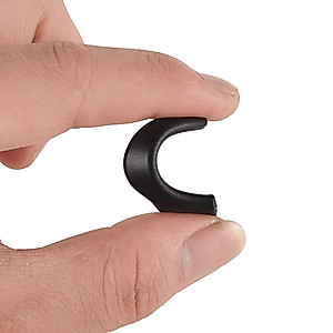 Avikoit Ear Grip Ear Hooks for Glasses, Anti - slip Hook Soft Silicone Temple Holder Glass Eyewear Comfortable Tips Sleeve Retainer For Eyeglass Sunglass, 5 Pairs (Clear)