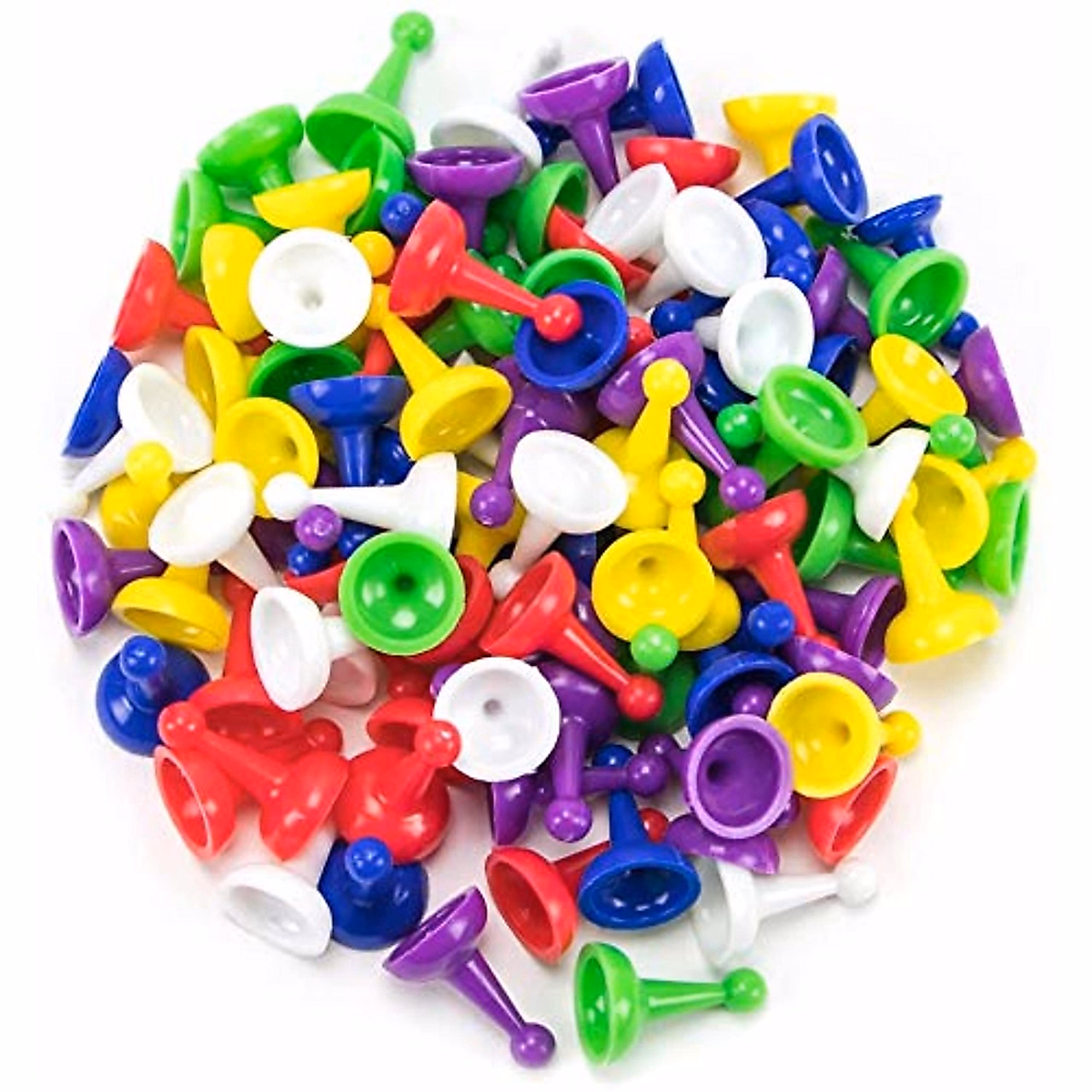 Game Pawn Bonanza Variety Pack - 500 Plastic Multicolored Bulk Gaming Pieces - Fantasy Tabletop Strategy Game Accessories, Markers, & Upgrades - Learning Resources, Counting Aids, Toys, Arts & Crafts
