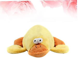 Mipcase Pet Chew Toy Puppy Big Doll - Dog Creative Chicken Funny Toy Playing Dogs Toys Chew Squeaky for Mouth Yellow Medium Sound Bb Pet Teething Bite Plush Small Dog Toys