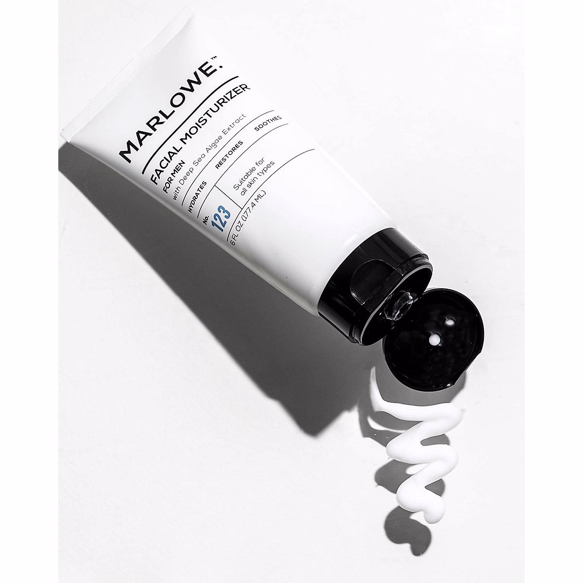 MARLOWE. No. 123 Men's Facial Moisturizer and No. 122 Facial Scrub Skincare Pack | Exfoliating Face Wash and Lightweight Daily Face Cream | Suitable for Dry and Oily Skin | Natural Ingredients