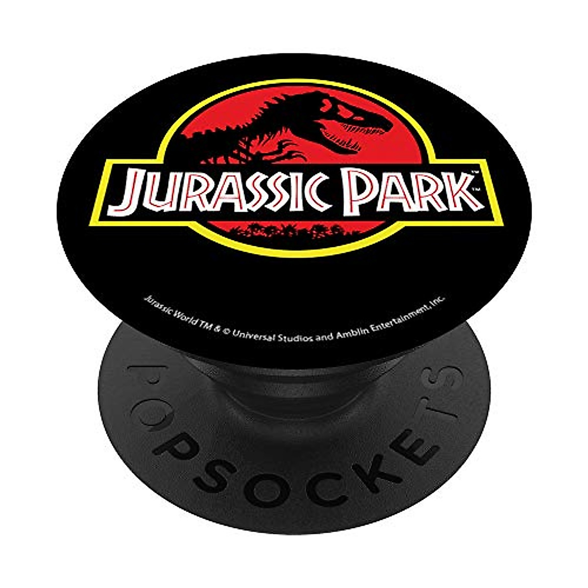 Jurassic Park Classic Original Logo PopSockets PopGrip: Swappable Grip for Phones & Tablets