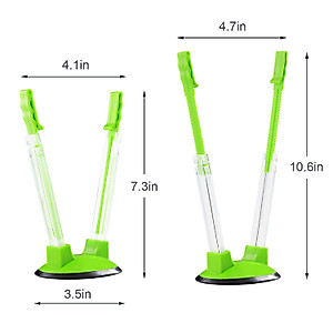 TAO Cicada Baggy Rack-Pack of 2 Hand Free Storage Bags Clip, Plastic bag bracket，No-hands Food Storage Bag Holders