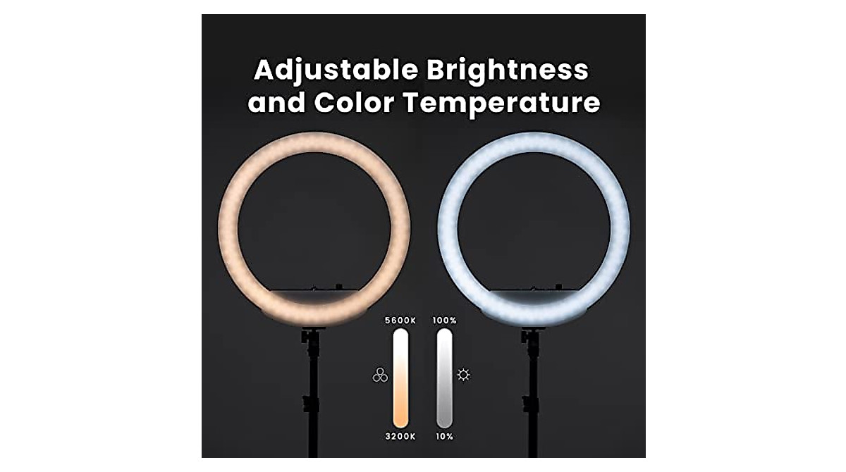 Lume Cube 18" Cordless Ring Light Kit for Streaming & Vlogging
