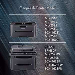 (2 Pack) TG Imaging (2,500 Pages) Compatible MLT-D105L Toner Cartridge Replacement for Samsung MLTD105L SCX-4610K SCX-4623K CF-650 ML-1916K ML-2525K ML-2525 ML-2540 Toner Printer