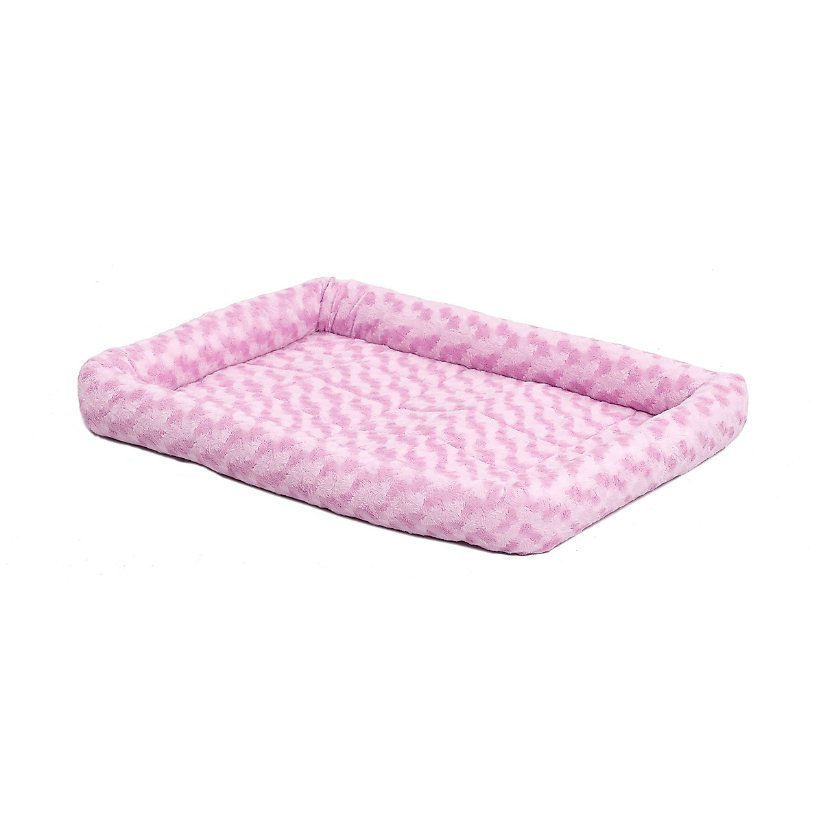 MidWest Homes for Pets Bolster Dog Bed 18L-Inch Pink Dog Bed or Cat Bed w/ Comfortable Bolster | Ideal for "Toy" Dog Breeds & Fits an 18-Inch Dog Crate | Easy Maintenance Machine Wash & Dry