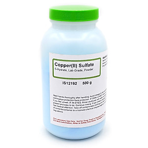 ALDON Innovating Science Copper (II) Sulfate 5-Hydrate Powder, 500g - Laboratory-Grade - The Curated Chemical Collection